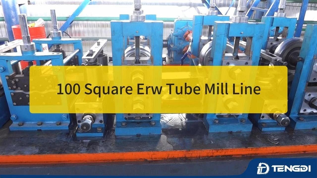Tube Mill Process-100 Square Erw Tube Mill Line - YouTube