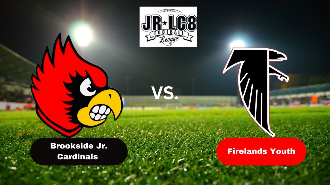 JR LC8 Football: Brookside Cardinals vs Firelands Falcons - YouTube