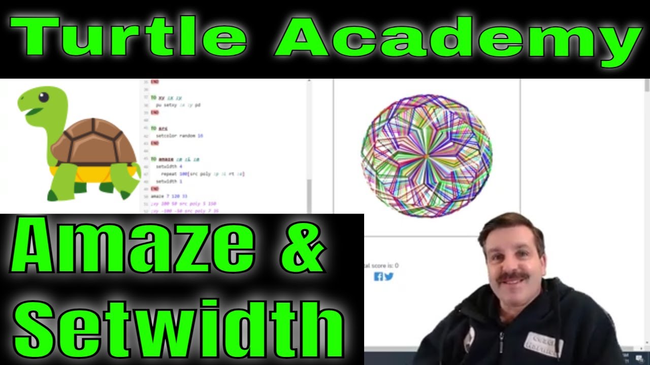 Amaze Master Setwidth Programming In Logo With Turtle Academy YouTube Amaze Master Setwidth Programming In Logo With Turtle Academy YouTube