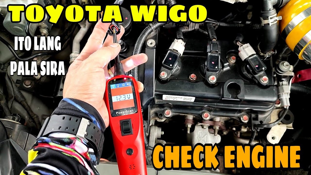 TOYOTA WIGO AT // CHECK ENGINE // PURGE VALVE. - YouTube