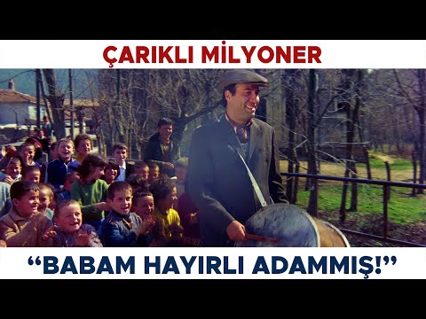 Çarıklı Milyoner Türk Filmi | Davulcu Bayram, Zengin Olduğunu Öğreniyor!