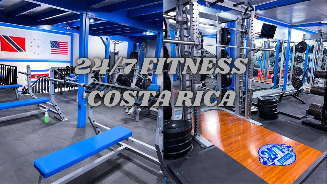 TOUR OF 24/7 FITNESS IN COSTA RICA...THE BEST GYM IN COSTA RICA - YouTube