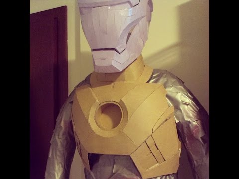 IRON MAN MARK 7 COSTUME BUILD ( Cardboard resin suit ) & side projects ...