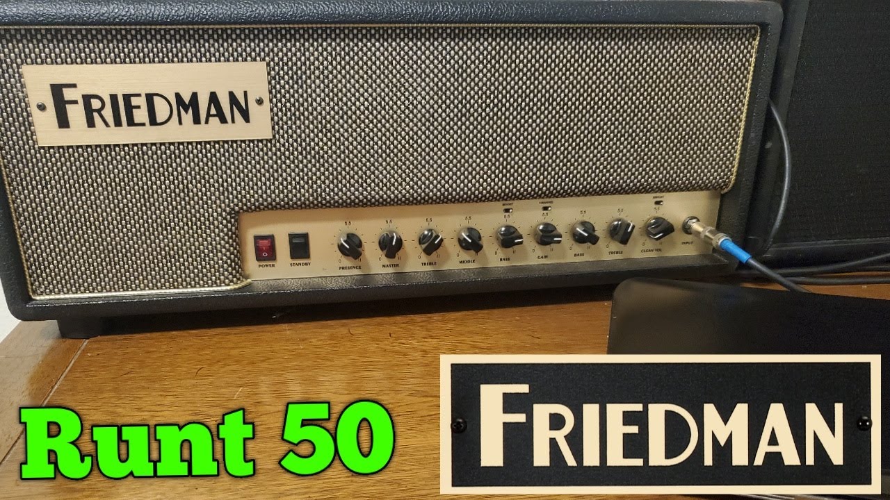 FRIEDMAN Runt 50 Head Demo/playtrough - YouTube