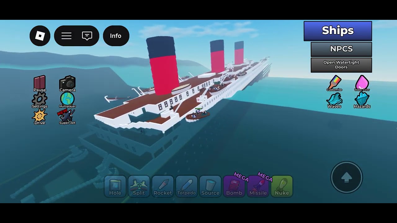 Sinking of the titanic 2 [OLD VERSION] - YouTube