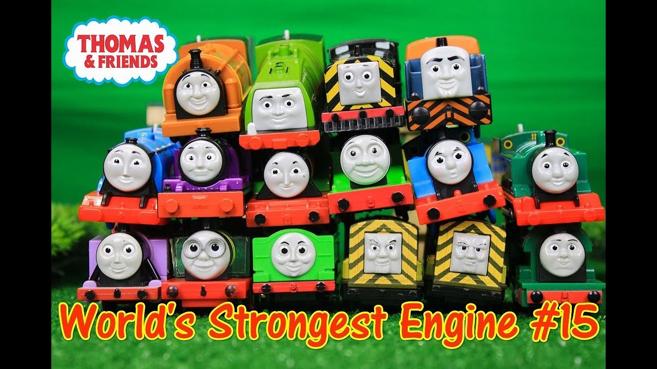 THOMAS AND FRIENDS WORLD'S STRONGEST ENGINE #15 Trackmaster Thomas ...