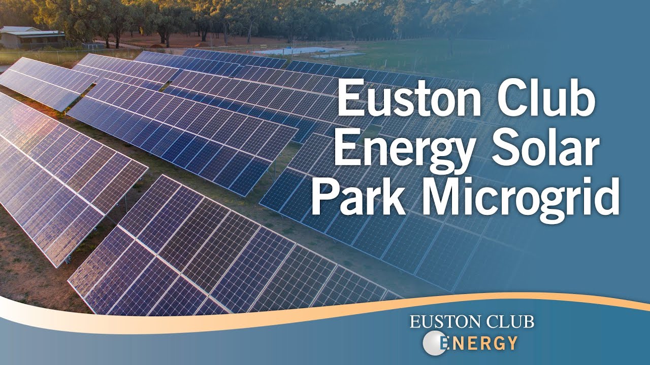 Euston Club Energy Park Solar Microgrid - YouTube