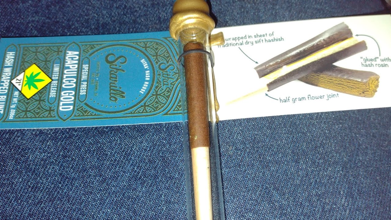 Happy 420 Acapulco Gold Hash Blunt - YouTube