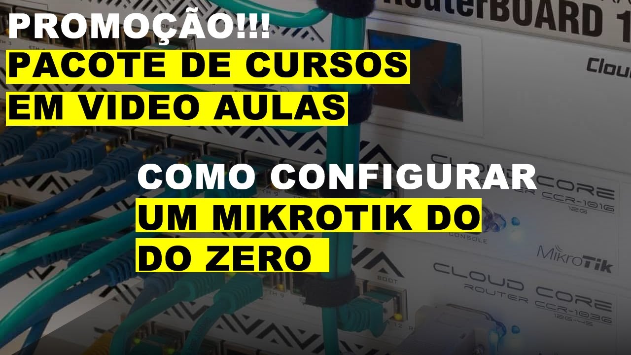 SUPER MEGA PROMOÇÃO PACOTE DE CURSOS EM VIDEO AULAS COMO CONFIGURAR UM ...