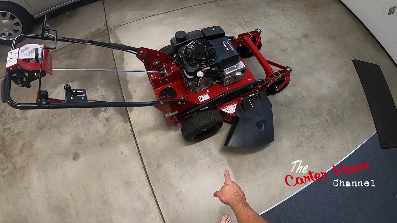 FERRIS FW-15 Walk Behind Mower Review and New GoPro - YouTube