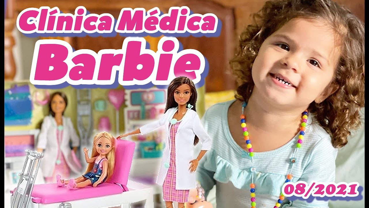 👩🏼‍⚕️Barbie Doutora Clínica Médica Barbie Care Clinic Doctor Doll ...