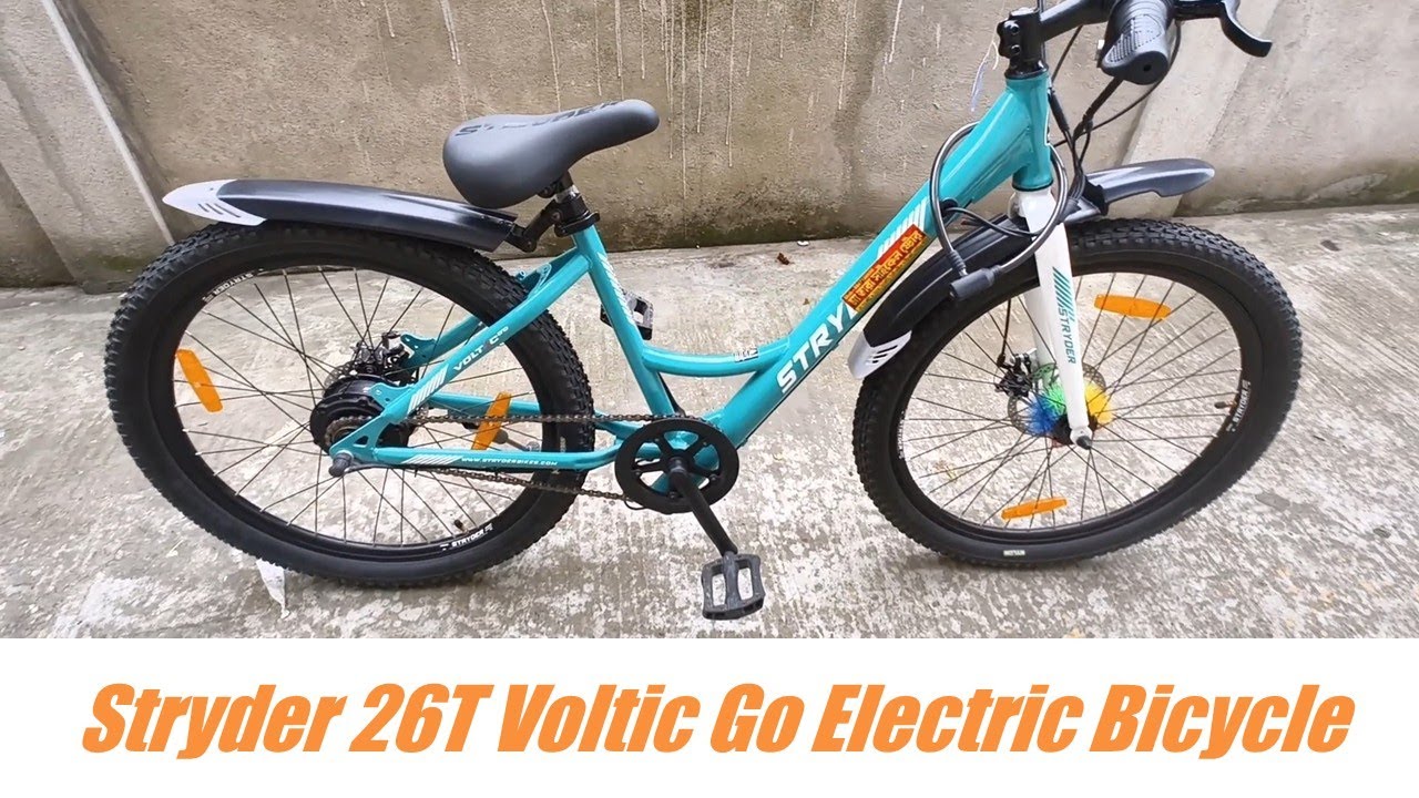 tata stryder electric cycle || Stryder 26T Voltic Go Electric Bicycle ...