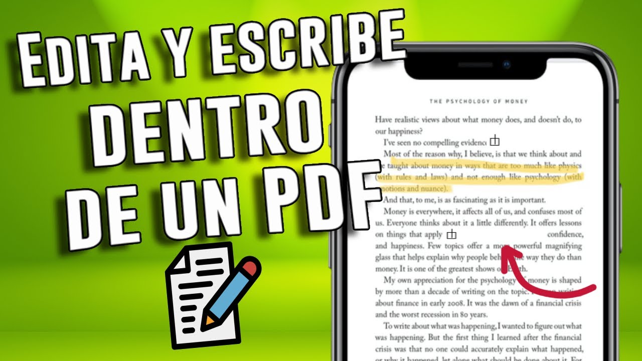 Cómo editar un PDF muy fácil! Escribe lo que quieras 📑 ️ - YouTube