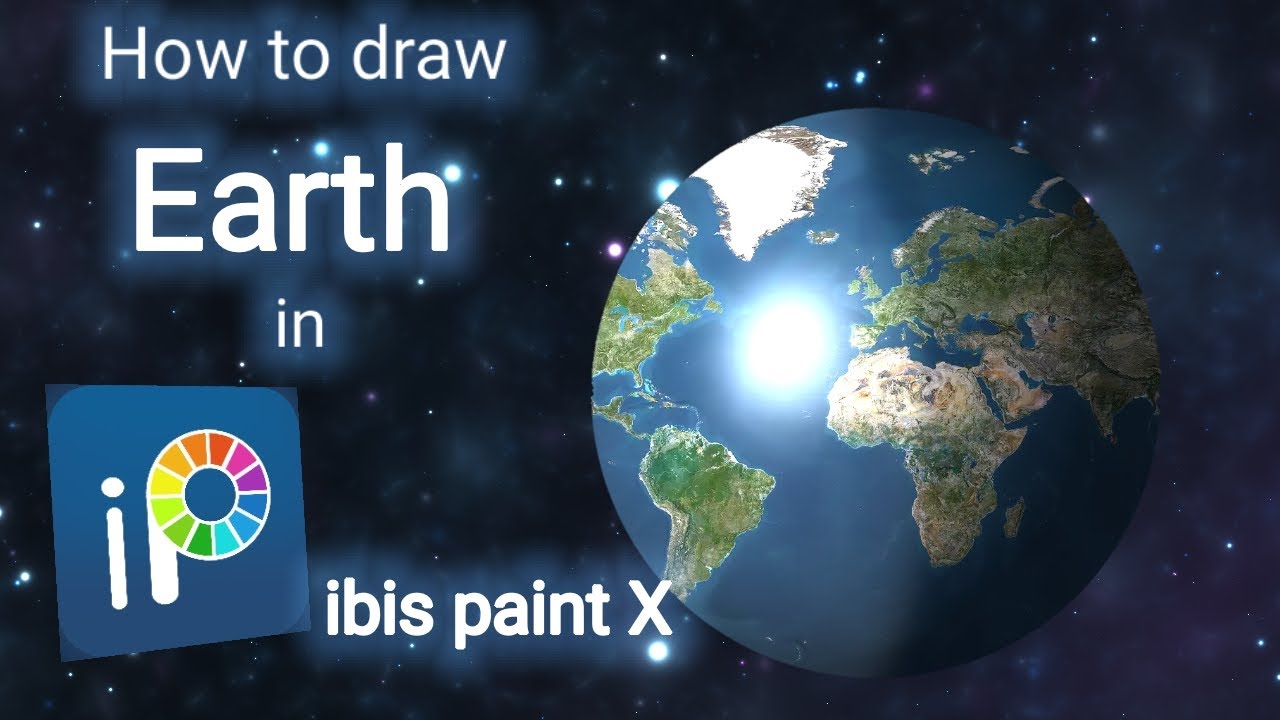 How to draw the earth in Ibis paint X? #ibispaintx #ibispaintxtutorial #earth #earthdrawing ...