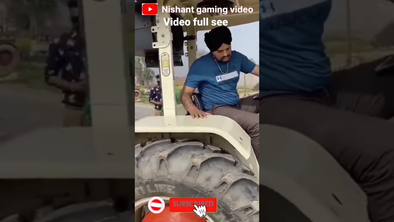 Sidhu musa wala tractor trolley loaded stunt video | #tractor # ...