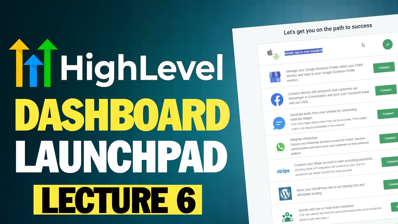 Advanced GoHighLevel Training 2025 | Launchpad Dashboard & COnversations Simplified - YouTube