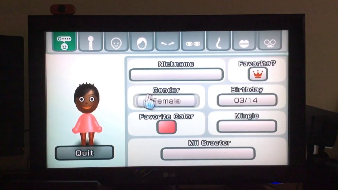 Wii Mii Maker: How to make a Princess Presto Mii - YouTube