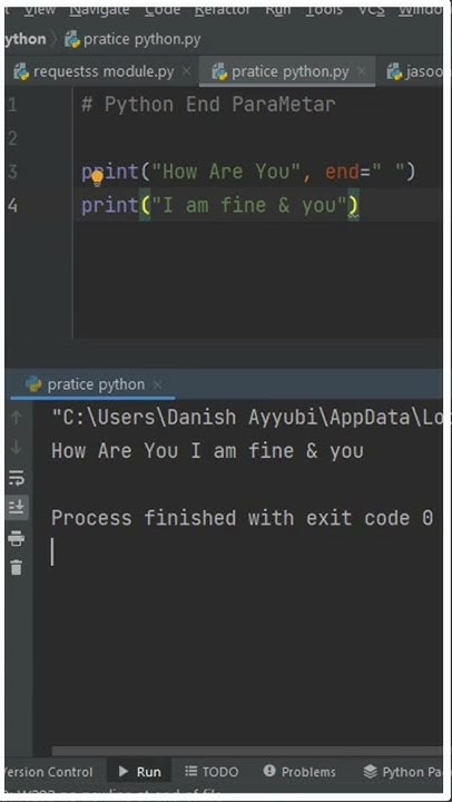 #02 - Python End Parameter | Escape Sequence In Python | in Hindi | 2022 | #shorts h - YouTube