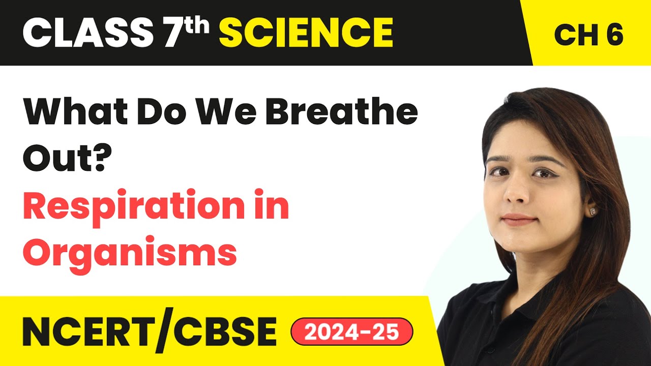 What Do We Breathe Out? - Respiration in Organisms | Class 7 Science ...