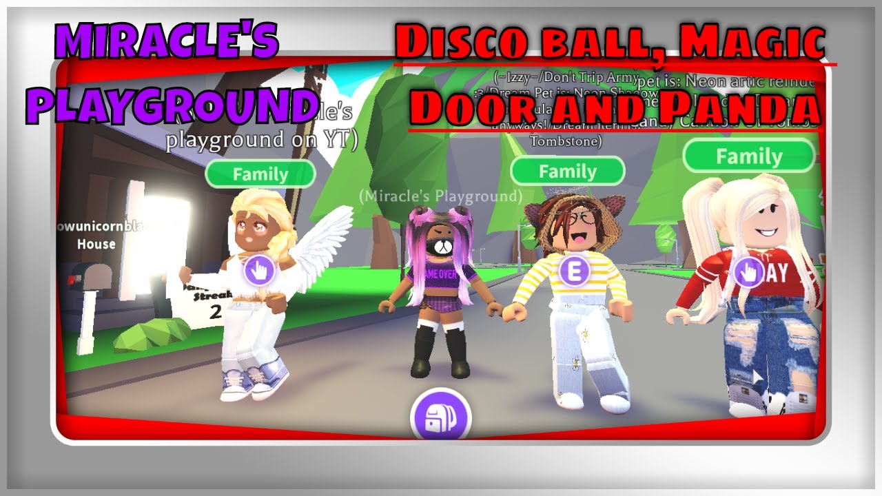 Buying The Discoplosion, Magic Door, Panda In Adopt Me😱 - YouTube