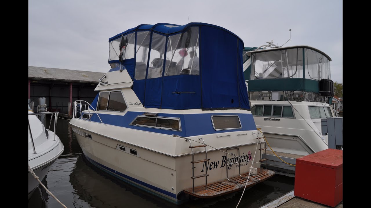 1984 Chris Craft 337 Commander -- SOLD - YouTube
