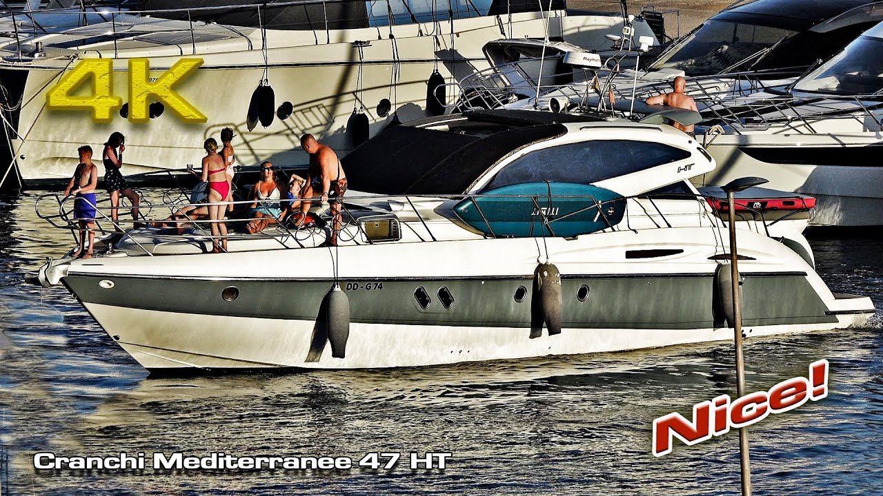 Cranchi Mediterranee 47 HT docking - YouTube