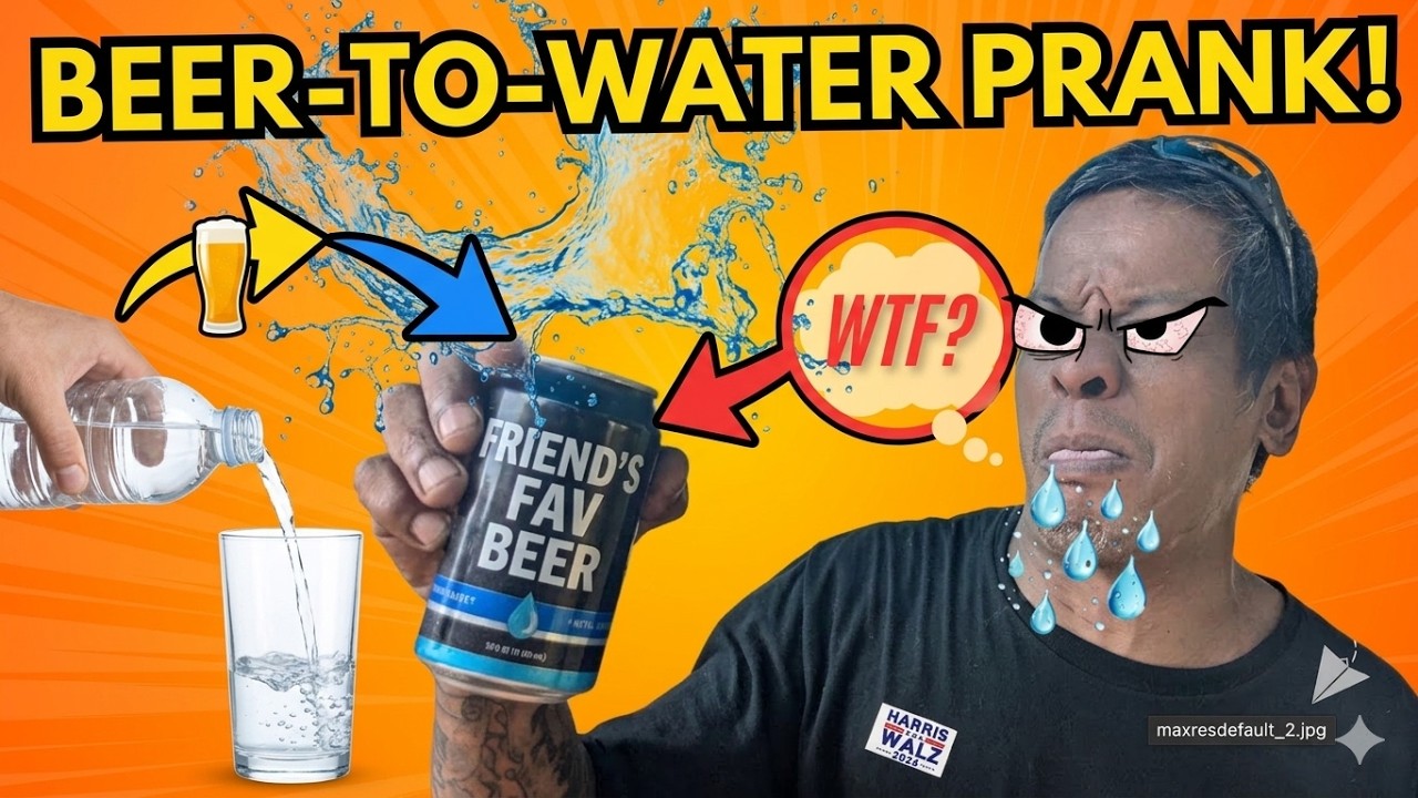 Epic Beer Swap Prank: He Wanted to Sue the Beer Company! - YouTube