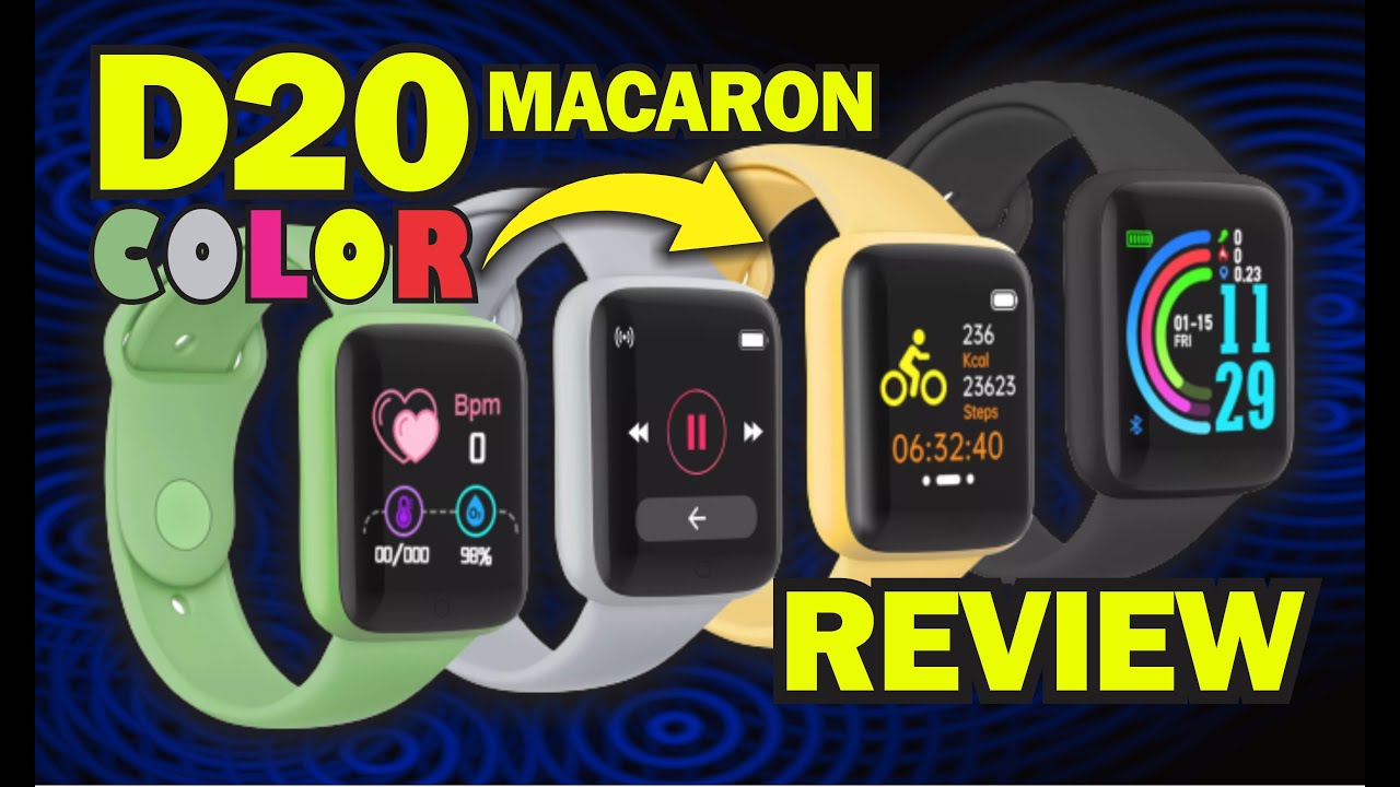 SMARTWATCH D20 Macaron - VERSÃO COLOR - MELHOR CUSTO BENEFÍCIO [ REVIEW ...