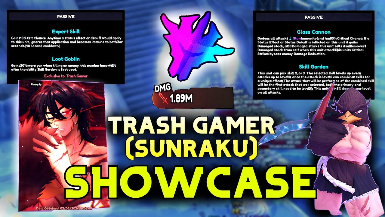 Unlocking Monarch Trash Gamer In Anime Vanguards! - YouTube
