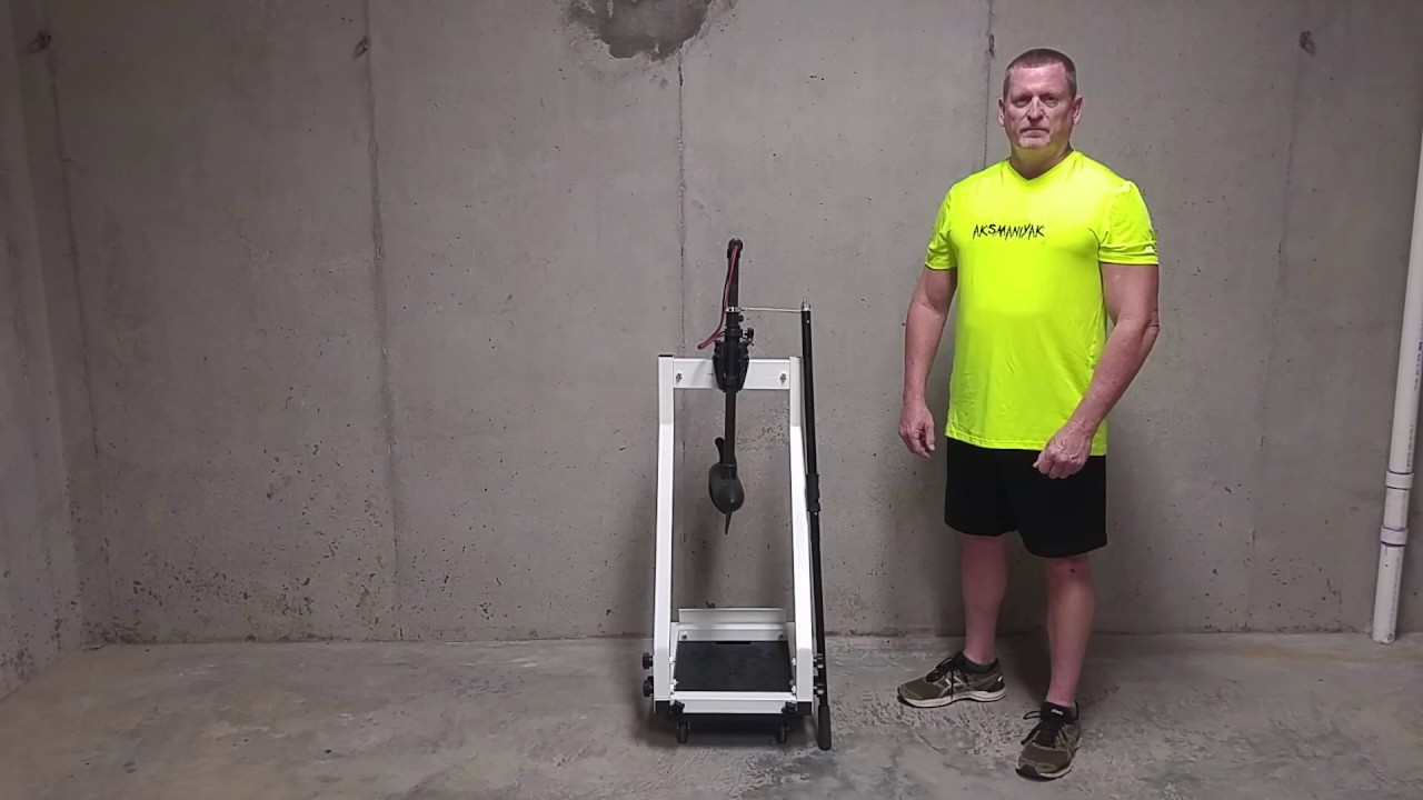 DIY Kayak Trolling Motor Tiller Steering - YouTube