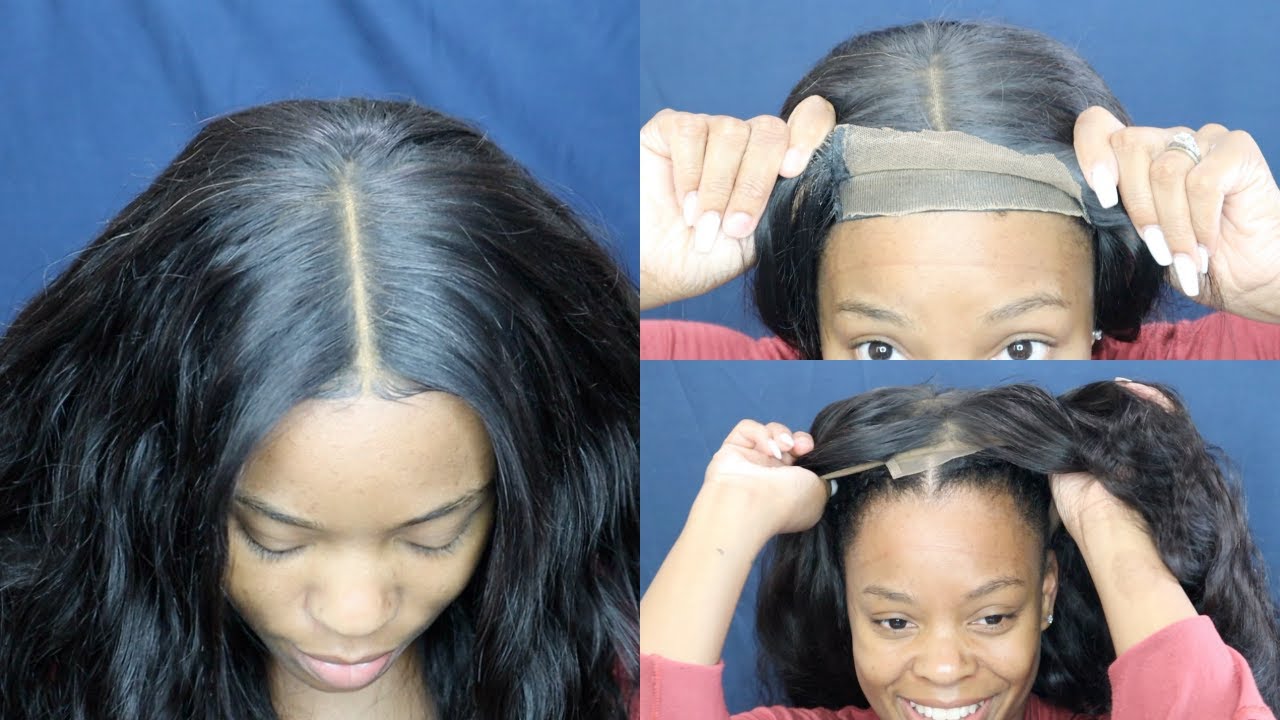 *BALD CAP* REMOVABLE Closure Quickweave! Ft. Beauty Forever Hair - YouTube