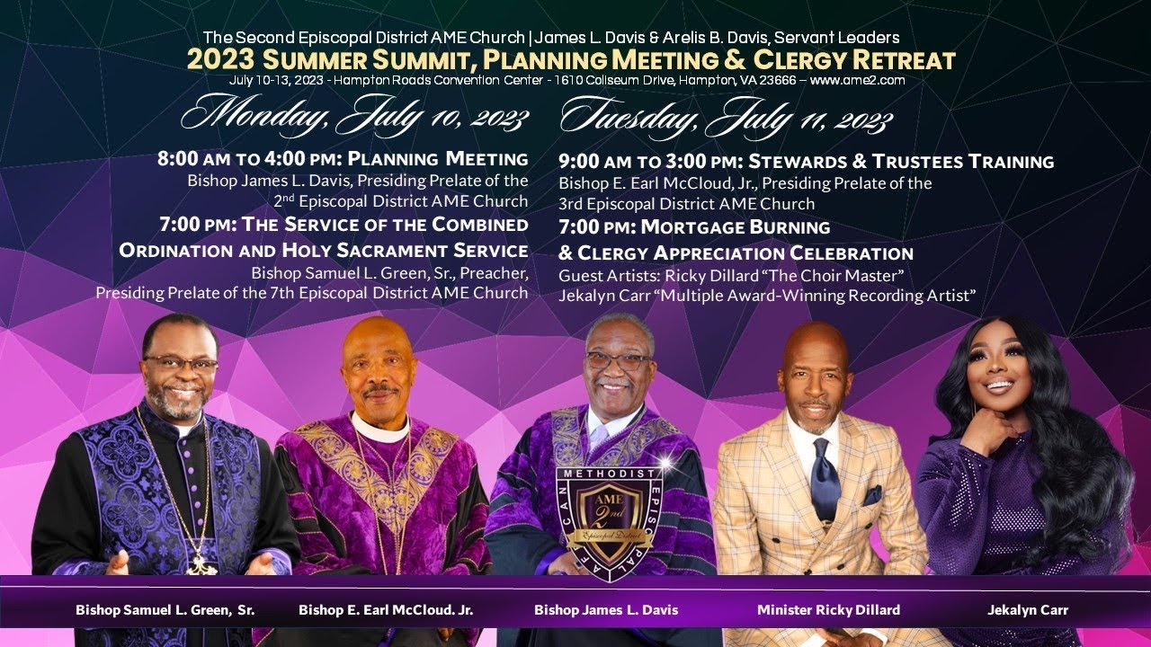 SECOND EPISCOPAL DISTRICT SUMMER SUMMIT 2023 - YouTube