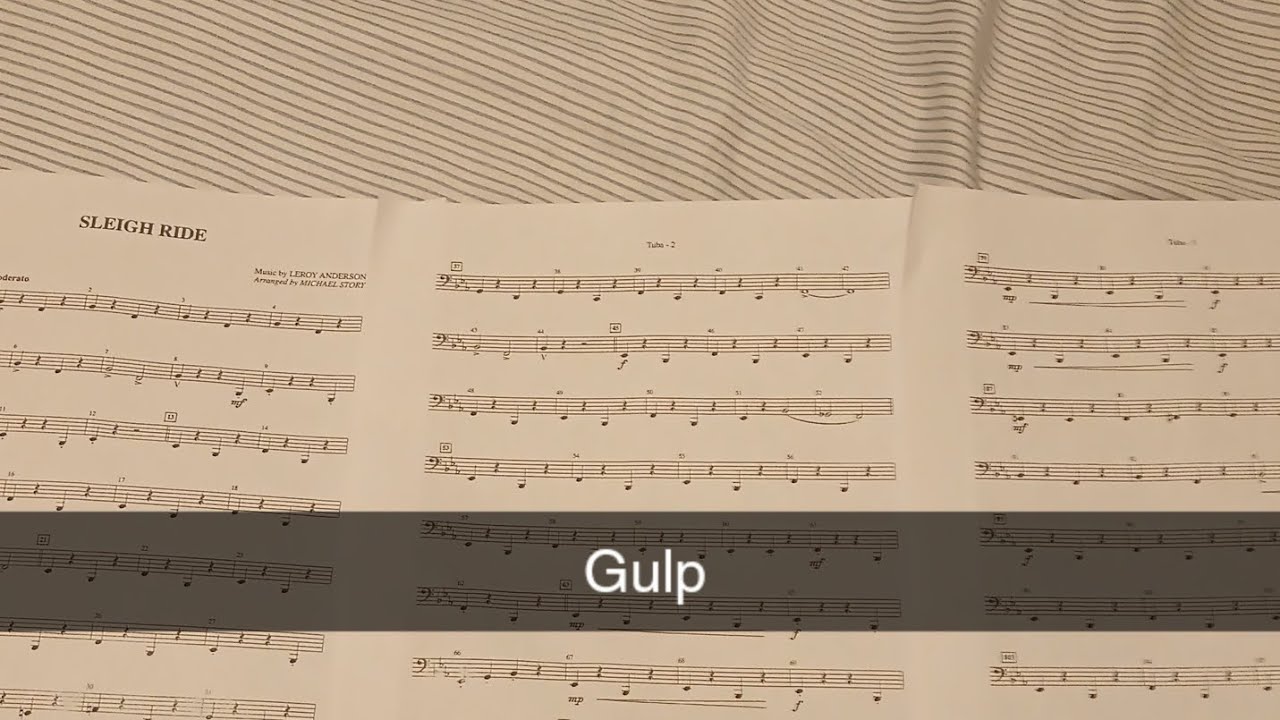sleigh ride on tuba - YouTube