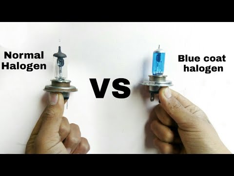 Normal halogen vs blue halogne bulb on splendor, 🔥 - YouTube