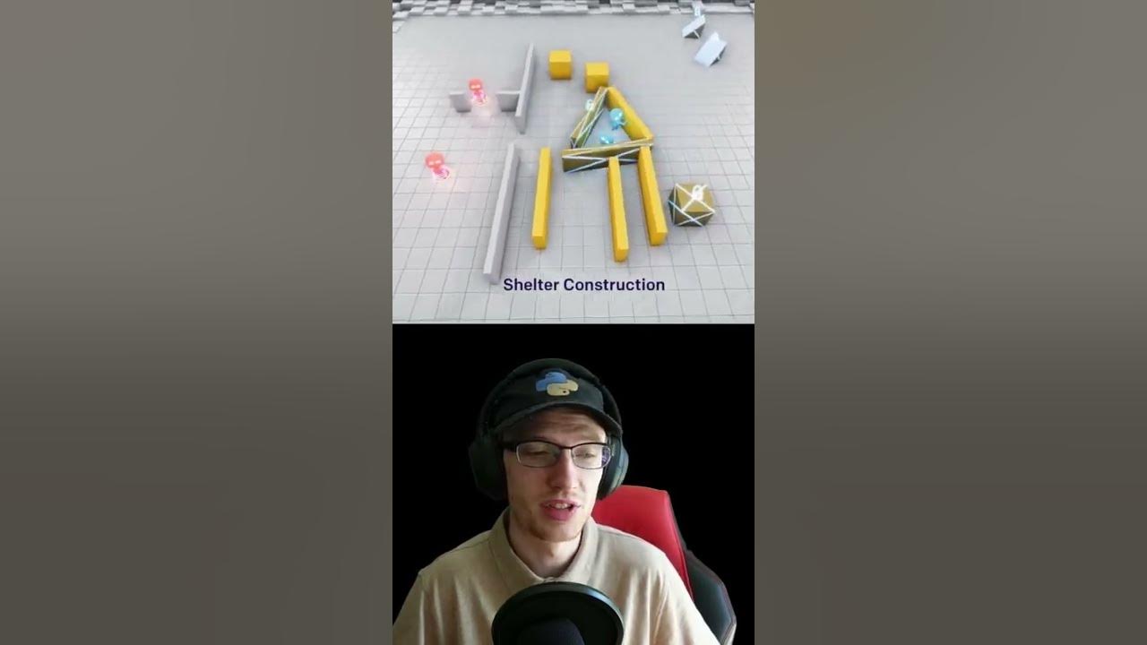 Hide and Seek Reinforcement Learning from OpenAI #shorts - YouTube