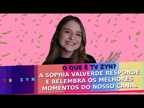 Sophia Valverde relembra melhores momentos do nosso canal | TBTZYN