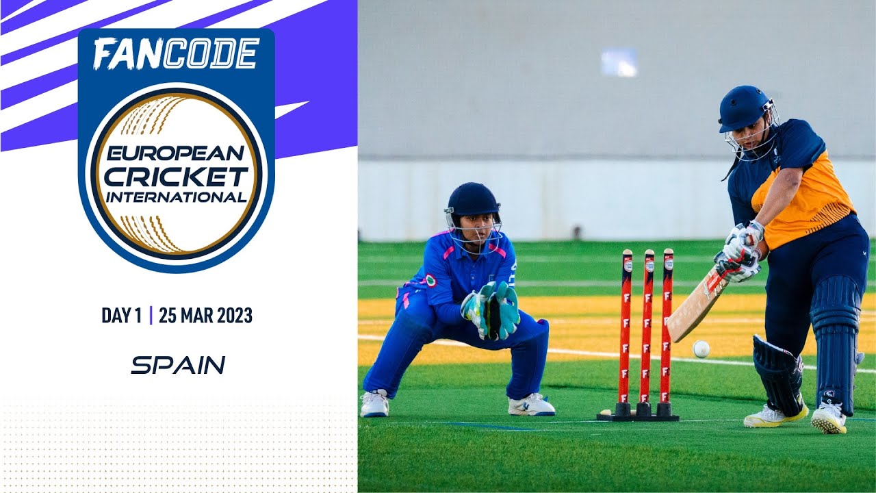 🔴 FanCode ECIW Spain, Mar 2023 | Day 1 | T10 Live International Cricket ...