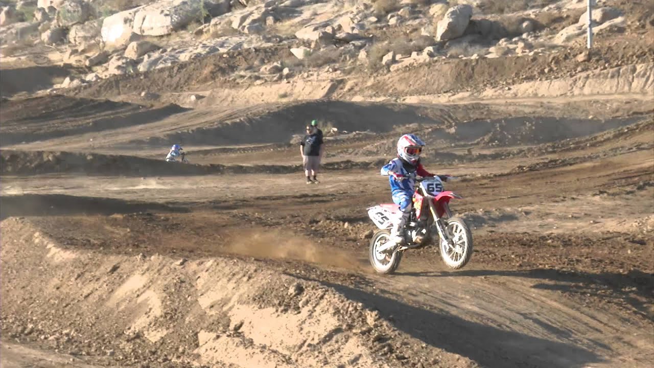 Motocross Mini Night Tuesdays - Perris MX California - YouTube