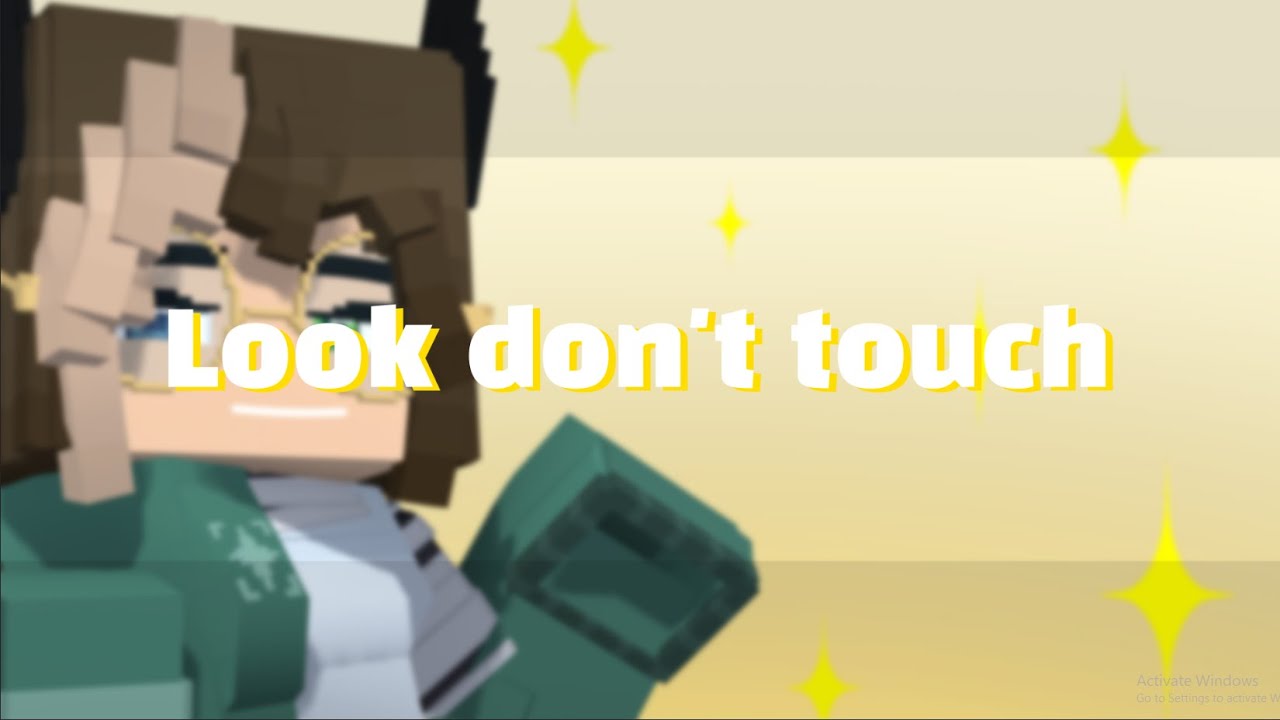LOOK DON'T TOUCH meme || Minecraft animation || (Gift) - YouTube