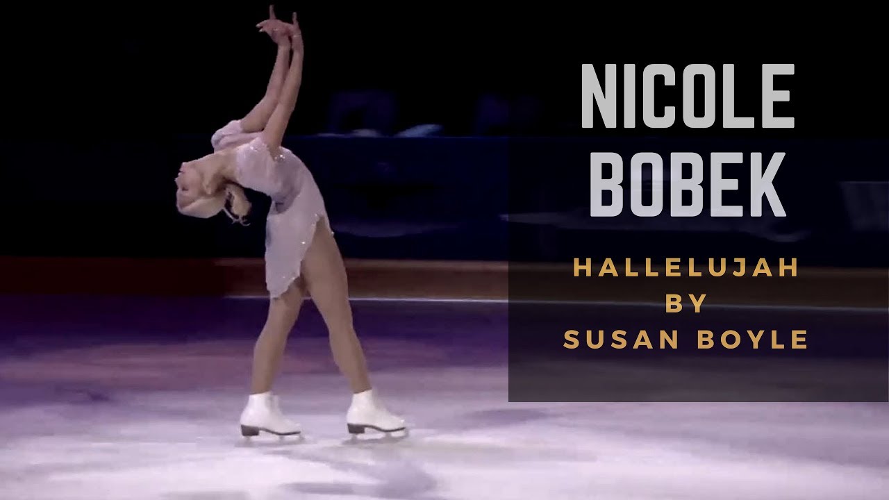 Nicole Bobek Skating to Susan Boyle's Hallelujah - YouTube