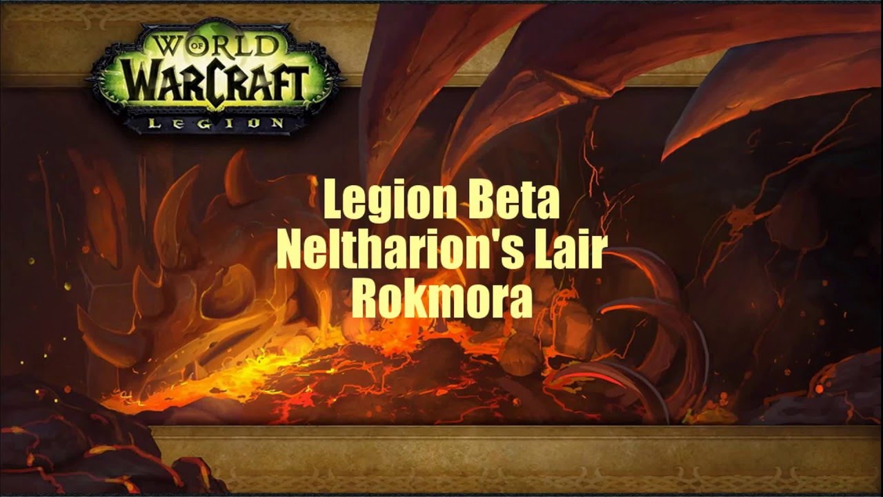 WoW Legion Beta - Neltharion's Lair - Rokmora - YouTube