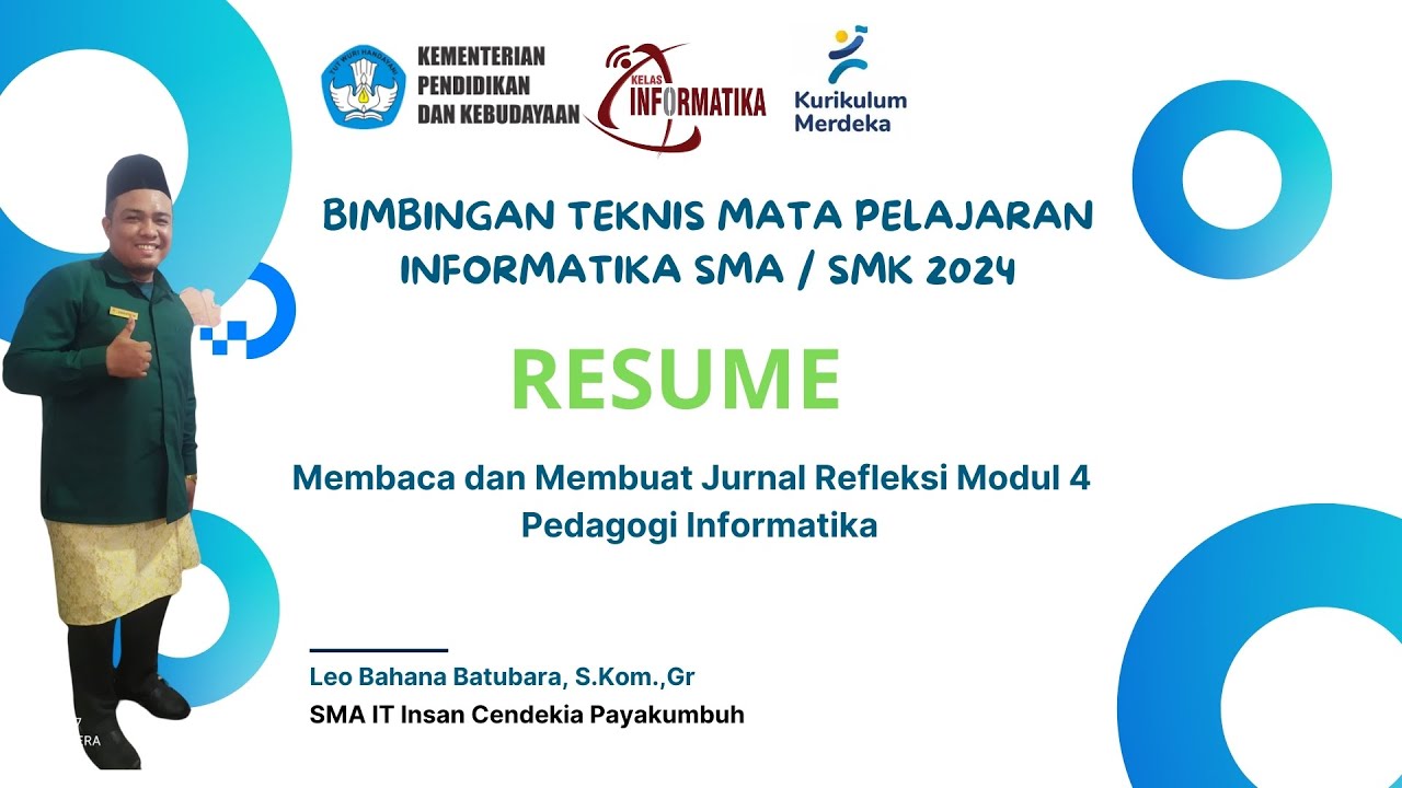 RESUME MODUL 4 BIMTEK INFORMATIKA 2024 SMA/SMK - Pedagogi Informatika ...