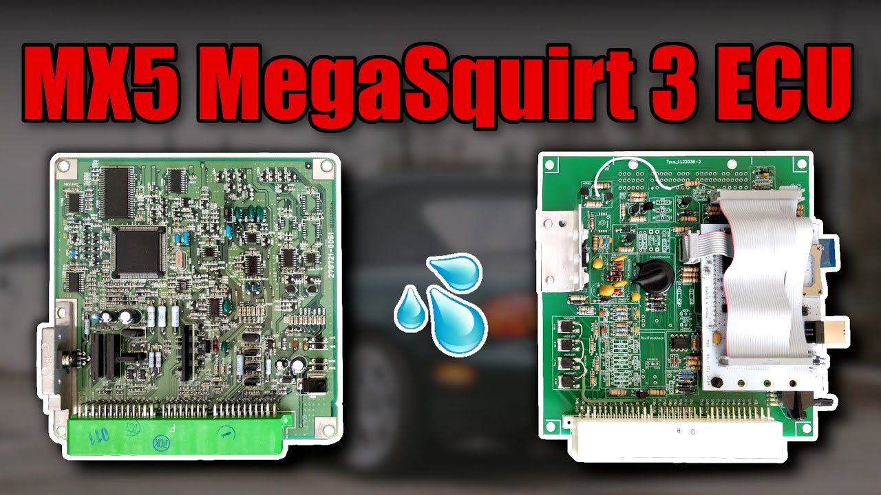 MEGASQUIRT 3 ECU Motorcomputer Installeren Voor MX-5 - Eerste Start ...