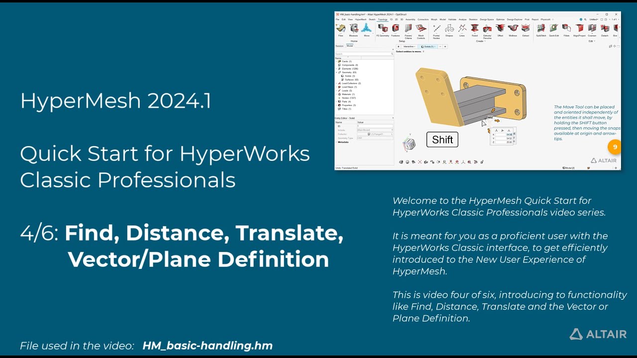 Find, Distance, Translate, Vector/Plane Definition - YouTube