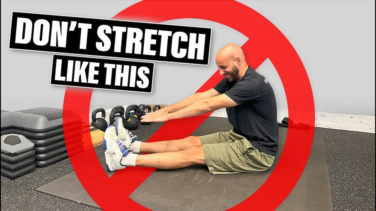 HOW TO STRETCH YOUR HAMSTRINGS (THE RIGHT WAY!!) - YouTube