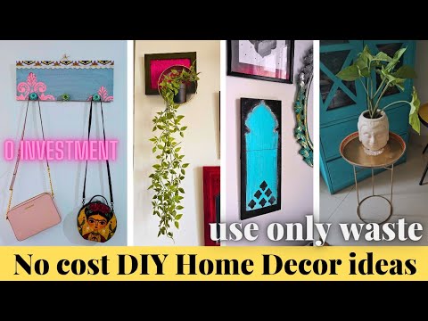 Make them in 10 Minutes 😱l Easy Home decor ideas ll 0 cost Home Decor ...