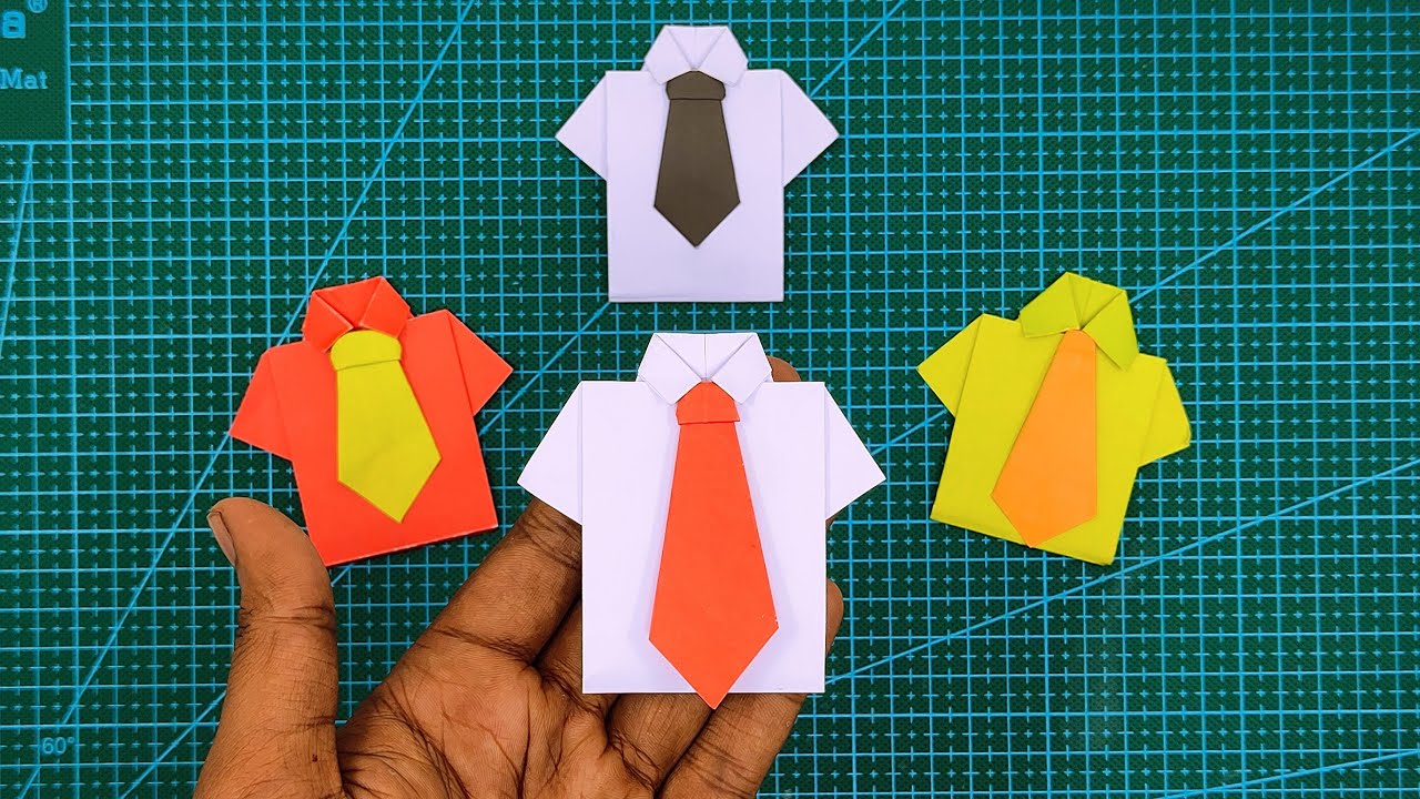 DIY Paper Tie Making Tutorial | How To Make Paper Tie Easy | Handmade ...