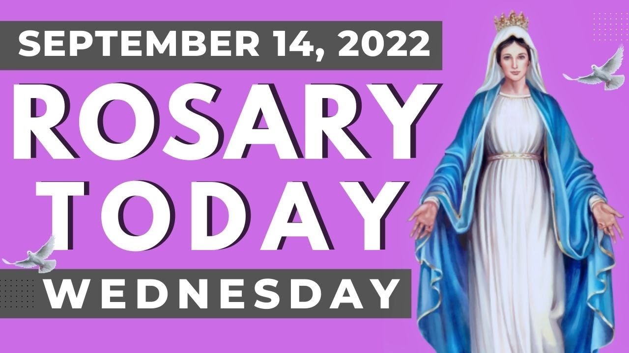 ROSARY WEDNESDAY | THE HOLY ROSARY TODAY | GLORIOUS MYSTERIES OF THE ...