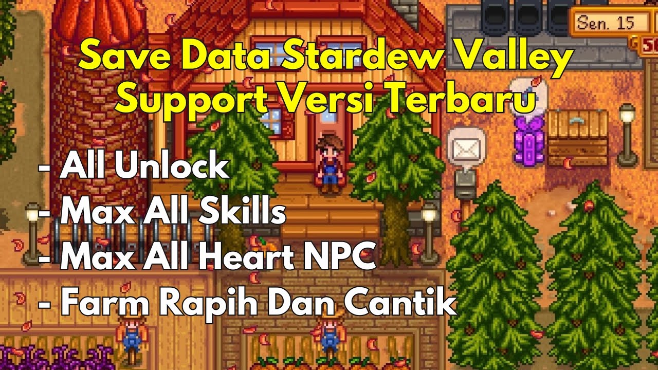 Berbagi Save Data Stardew Valley | Support Versi Terbaru - YouTube