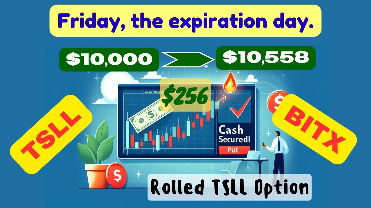 [2024.10.11] Rolled TSLL option, BITX options expiring, TSLL option assigned, Time for Covered ...